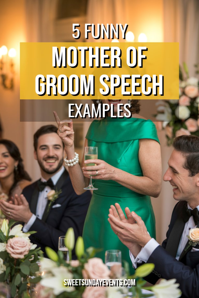 5 Funny Mother of the Groom Speech Examples