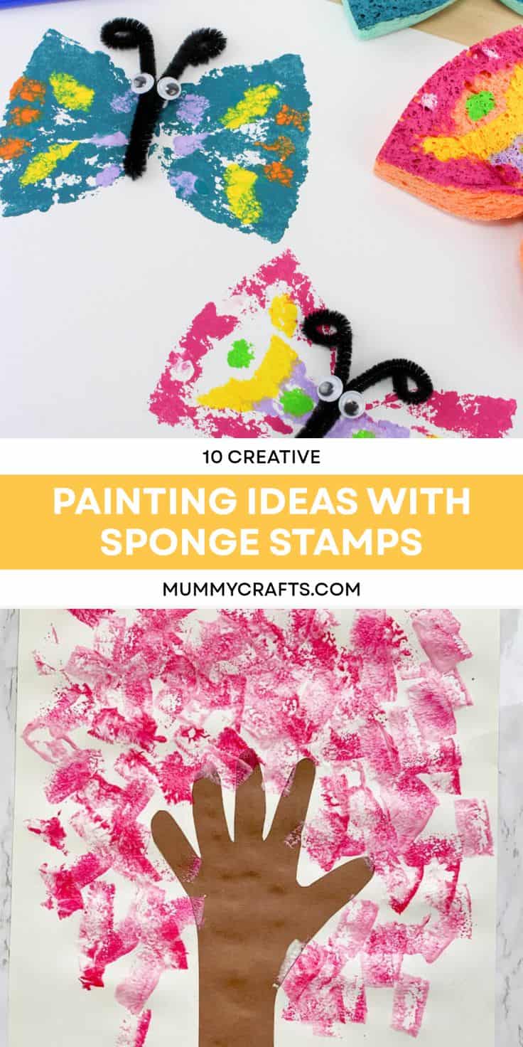 10 Creative Painting Ideas with Sponge Stamps