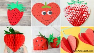 10 Sweet Strawberry Crafts for Kids